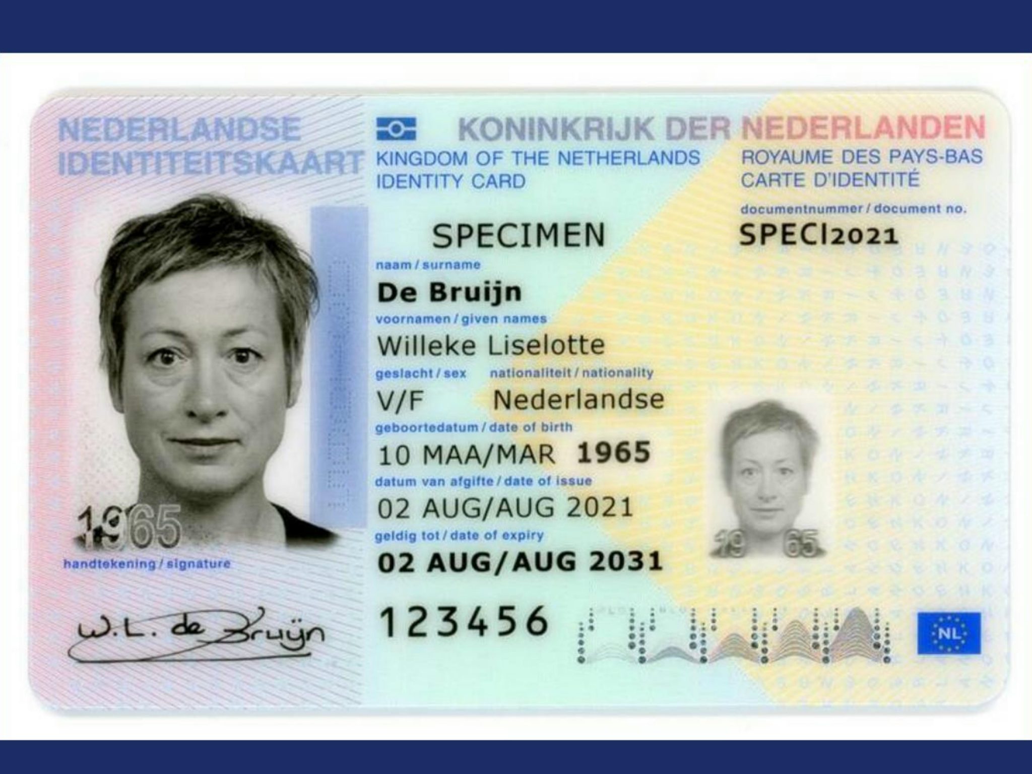 Nieuw model Nederlandse identiteitskaart - Omroep NOOS